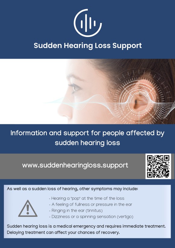 Website Poster – Sudden Hearing Loss Support